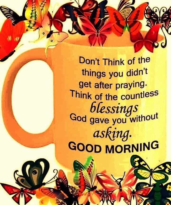 Think About The Countless Blessings God Gave You Without Asking. Good ...