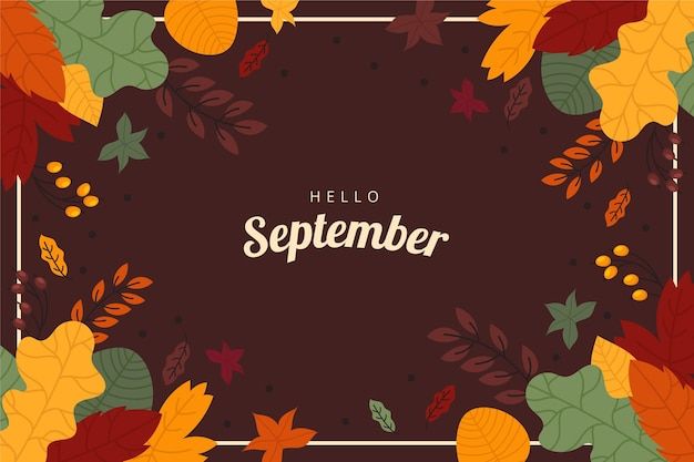 Fall Leaf Background - Hello September Pictures, Photos, and Images for ...