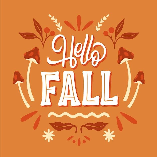 Hello Fall Vector Inspired Message Pictures, Photos, and Images for ...