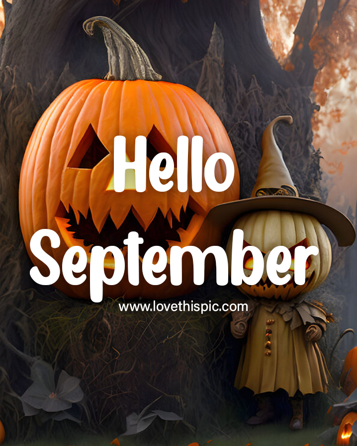 Halloween Themed Hello September Greeting Pictures, Photos, and Images ...