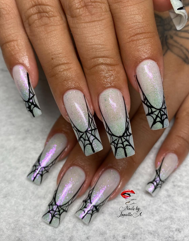 Rectangular Spider Web Nails Pictures, Photos, and Images for Facebook ...