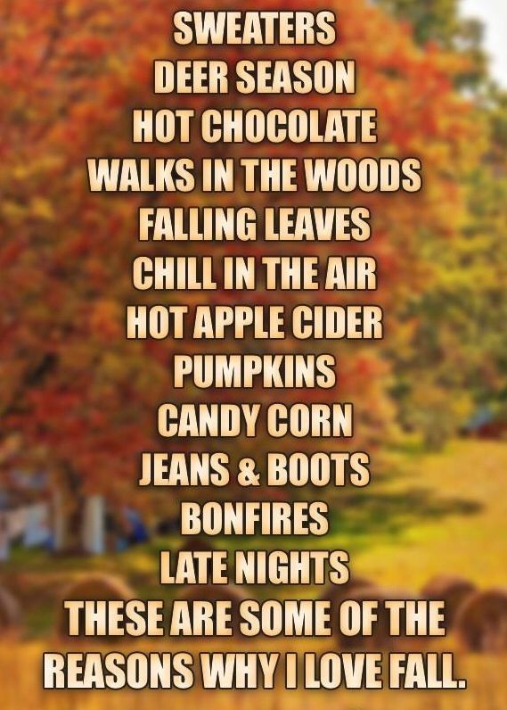 Reasons Why I Love Fall Pictures, Photos, and Images for Facebook ...