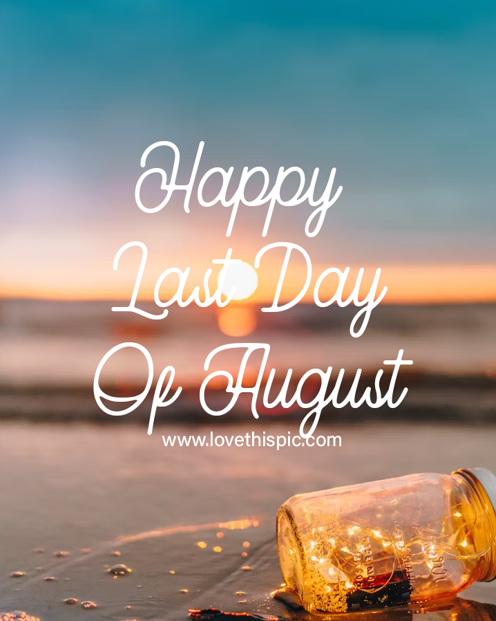 Jar On Beach - Happy Last Day Of August Pictures, Photos, and Images ...