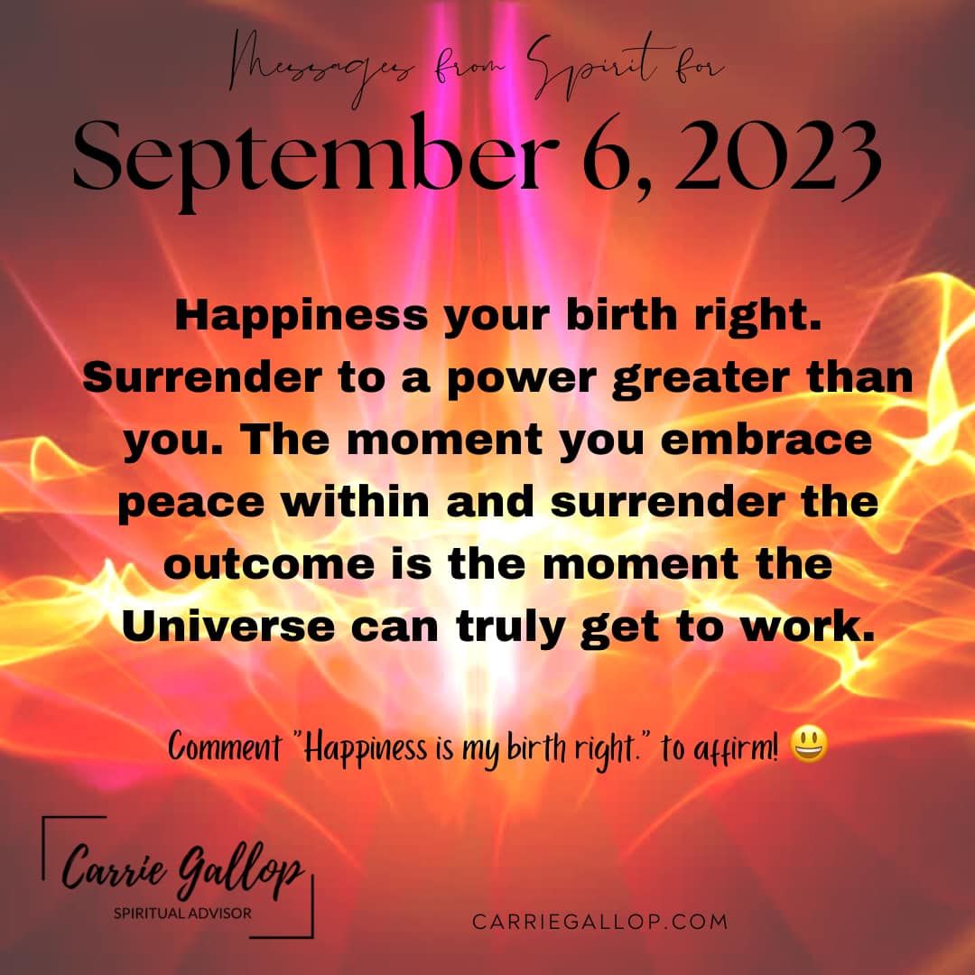 Messages From Spirit For September 6, 2023 Pictures, Photos, and Images ...