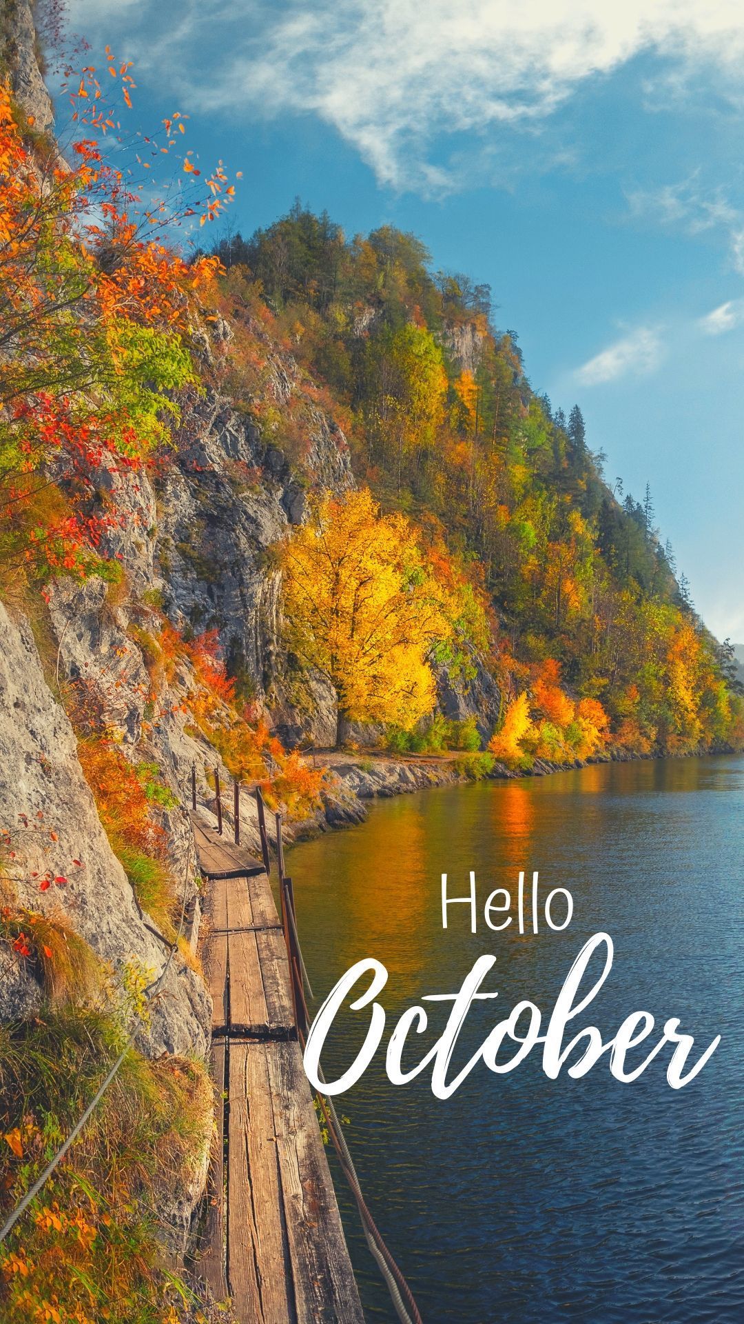 Hello October With Fall Landscape Pictures, Photos, and Images for ...