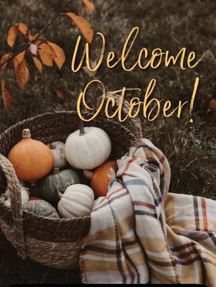 Pumpkin Basket - Welcome October! Pictures, Photos, and Images for ...