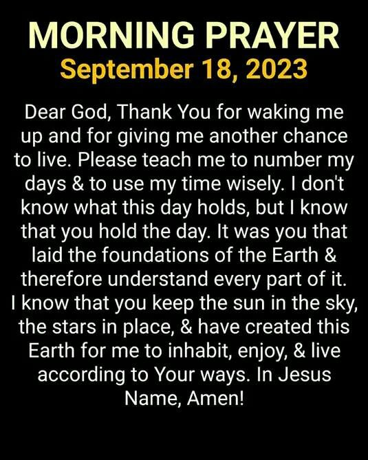 Morning Prayer Via September 18 Pictures, Photos, and Images for ...