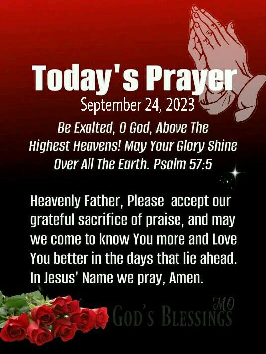 Today's Prayer For September 24 Pictures, Photos, and Images for ...