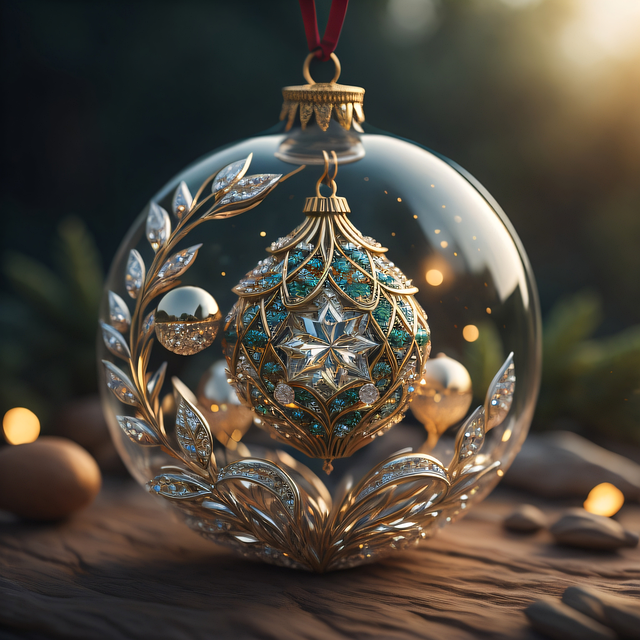 Magical Christmas Ornament With Ai Art Pictures, Photos, and Images for ...