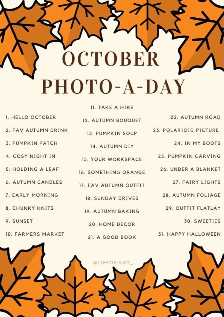 October Photo-A-Day Pictures, Photos, and Images for Facebook, Tumblr ...
