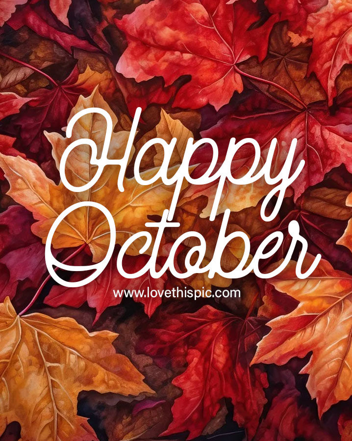 Yellow And Red Leaves - Happy October Pictures, Photos, and Images for ...