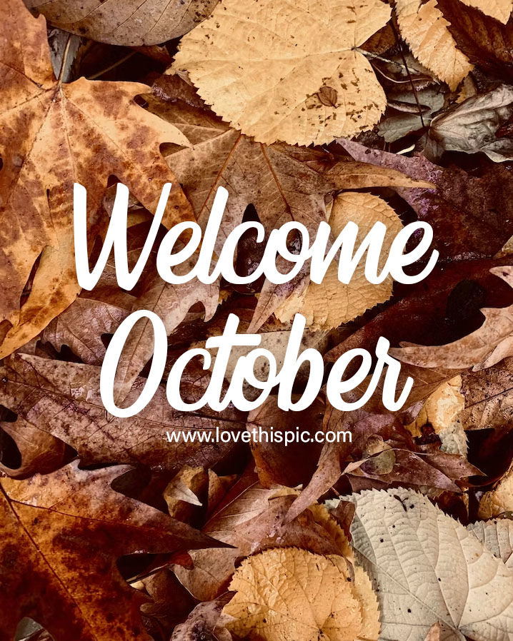 Crisp Leaves Welcome October Quote Pictures, Photos, and Images for ...