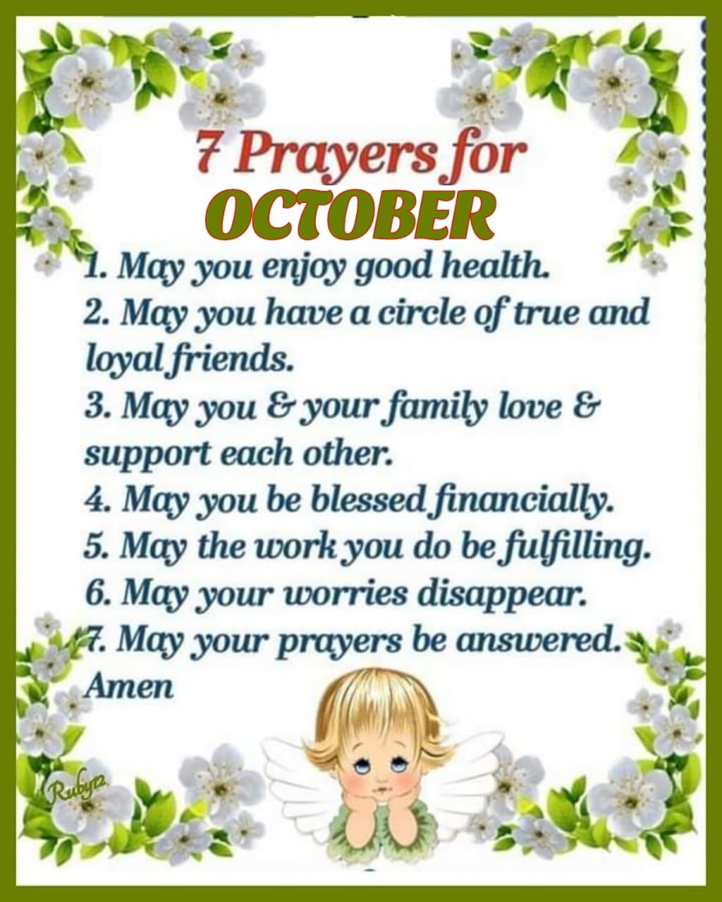 7 Prayers For October Pictures, Photos, and Images for Facebook, Tumblr ...