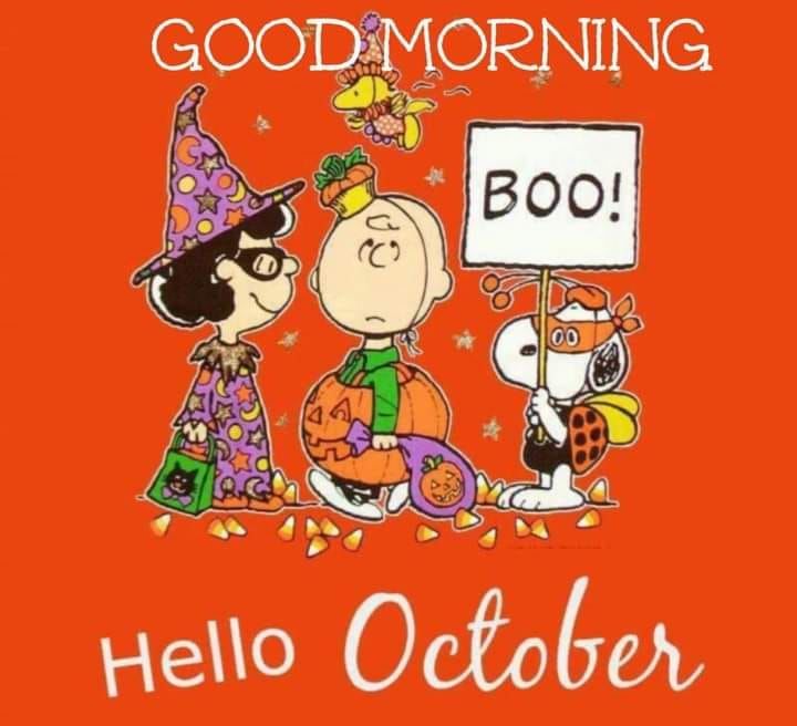 Peanuts Gang Good Morning Hello October Greeting Pictures, Photos, and ...