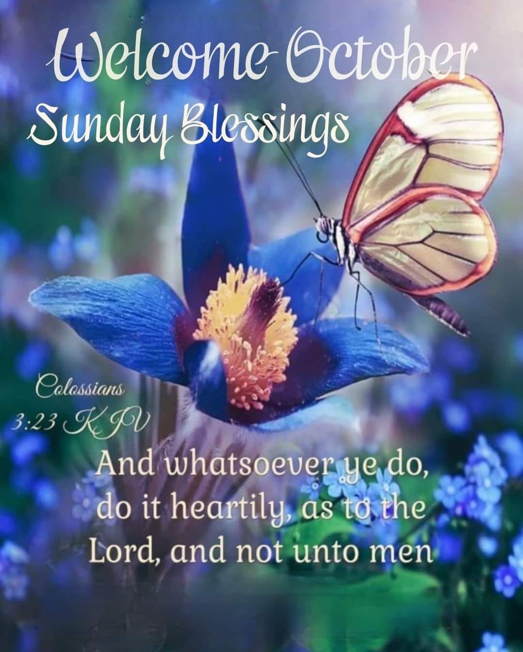 Sunday Blessings & Welcome October Pictures, Photos, and Images for ...