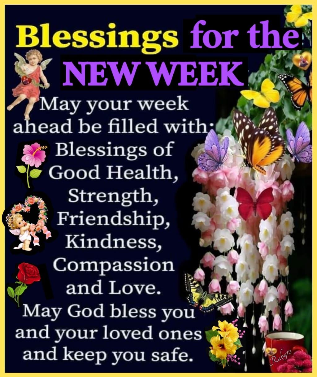 Inspirational Blessings For The New Week Pictures, Photos, and Images ...