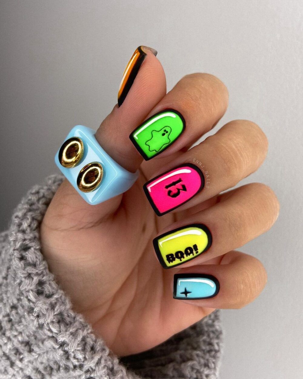 Neon Short Nails Pictures, Photos, and Images for Facebook, Tumblr ...