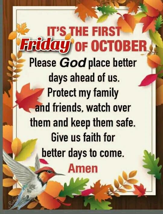 It's The First Friday Of October Pictures, Photos, and Images for ...