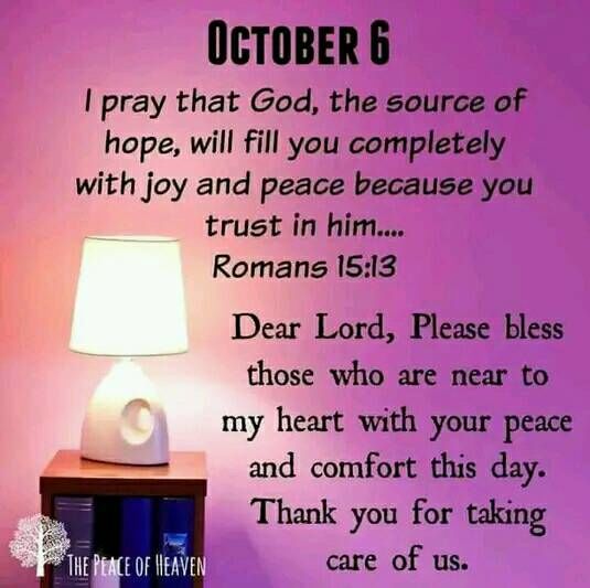 October 6 Via Romans 15:13 Pictures, Photos, and Images for Facebook ...
