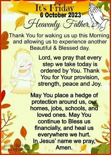 It's Friday Blessings For October 6 Pictures, Photos, and Images for ...