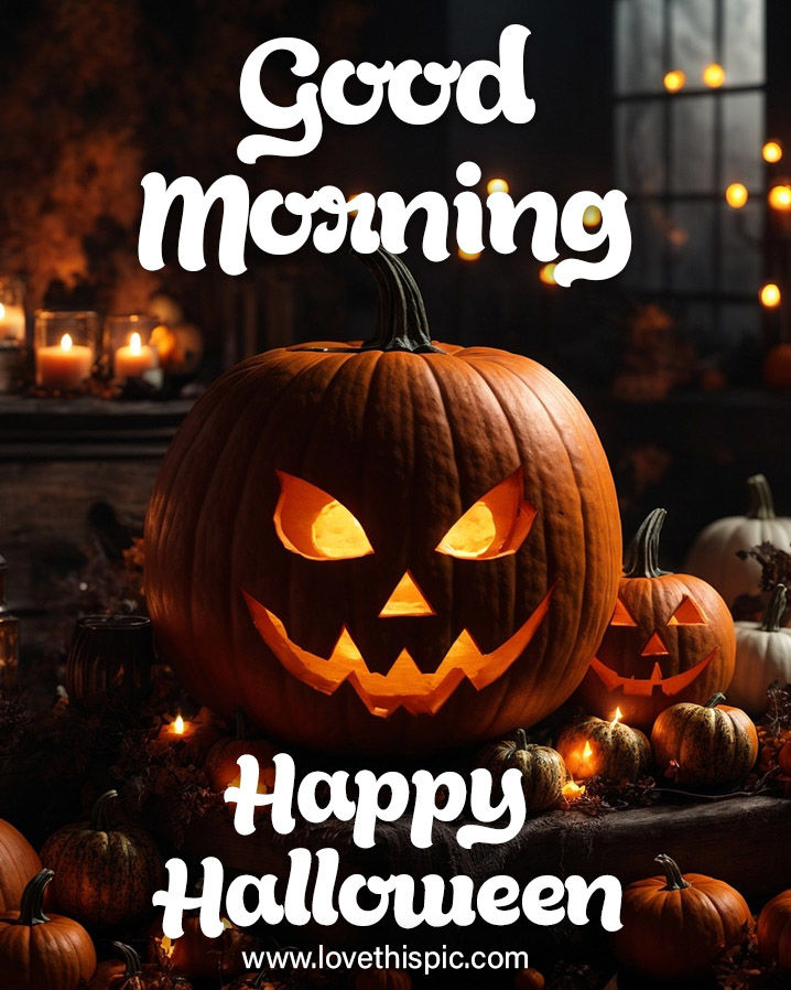 Glowing Jack O Lantern - Good Morning Halloween Pictures, Photos, and ...