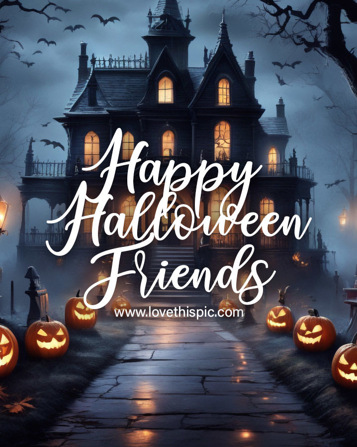 Spooky Haunted House - Happy Halloween Friends Pictures, Photos, and ...