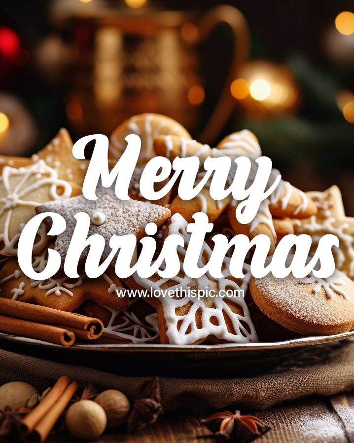 Merry Christmas With Gingerbread Cookies Pictures, Photos, and Images ...