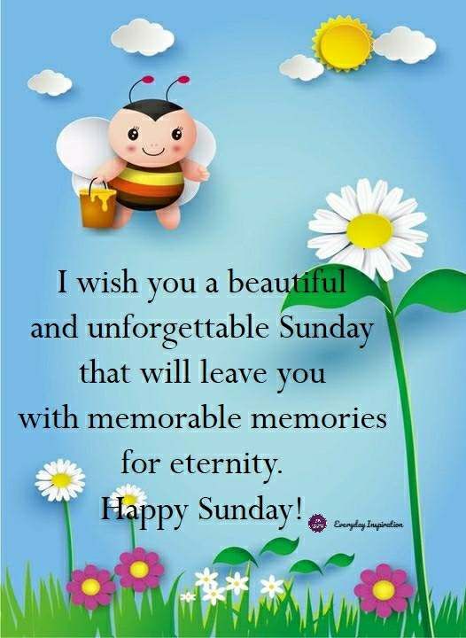 I Wish You A Beautiful And Unforgettable Sunday Pictures, Photos, and ...