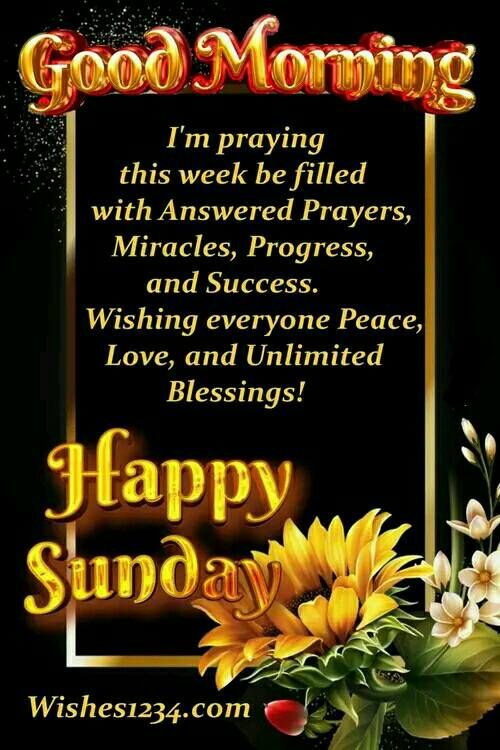 Good Morning Happy Sunday Prayers Pictures, Photos, and Images for ...