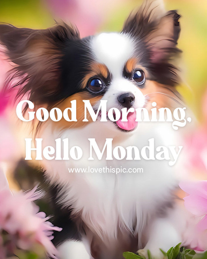 Cute Puppy - Good Morning, Hello Monday Pictures, Photos, and Images ...