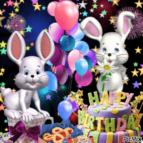 Happy Birthday Bunnies Pictures, Photos, and Images for Facebook ...