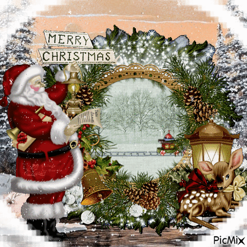 Santa With Train - Merry Christmas Pictures, Photos, and Images for ...