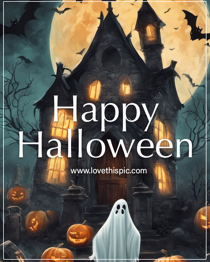 Happy Halloween Haunted House & Ghost Pictures, Photos, and Images for Facebook, Tumblr ...