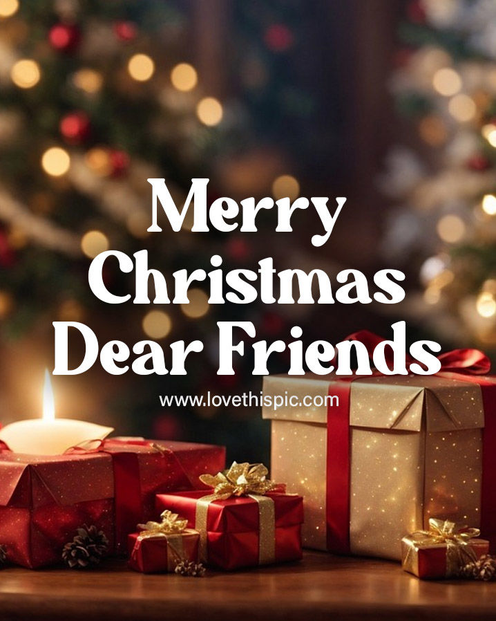 Merry Christmas Dear Friends Pictures, Photos, and Images for Facebook ...