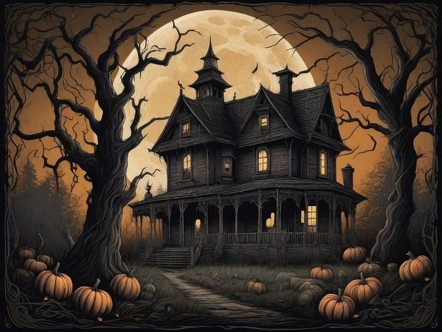 Haunted House Art Pictures, Photos, and Images for Facebook, Tumblr ...
