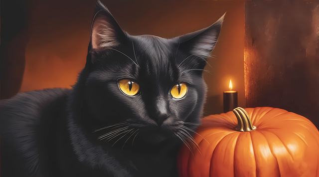 Black Cat With Pumpkin Pictures, Photos, and Images for Facebook ...