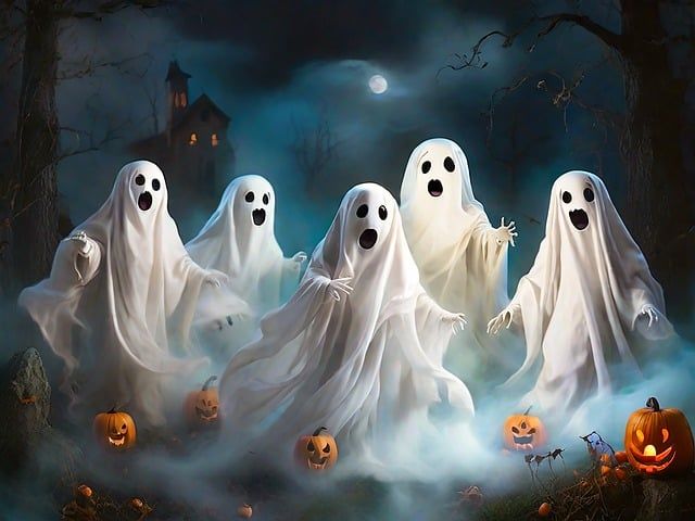 Spooky Halloween Ghosts At Night Pictures, Photos, and Images for ...