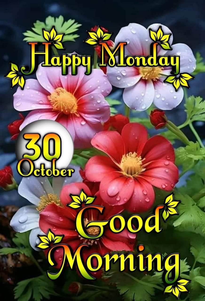 Happy Monday And Happy October 30! Good Morning Pictures, Photos, and ...