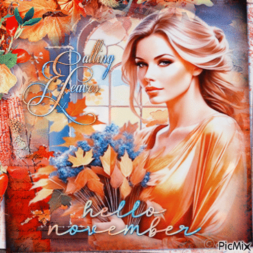 Falling Leaves, Hello November Gif Pictures, Photos, and Images for ...
