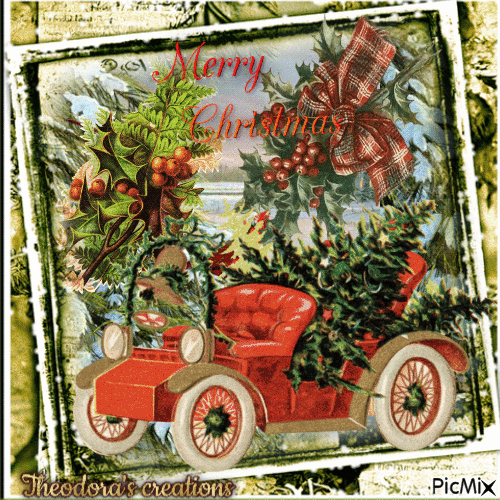 Red Car Merry Christmas Gif Pictures, Photos, and Images for Facebook ...