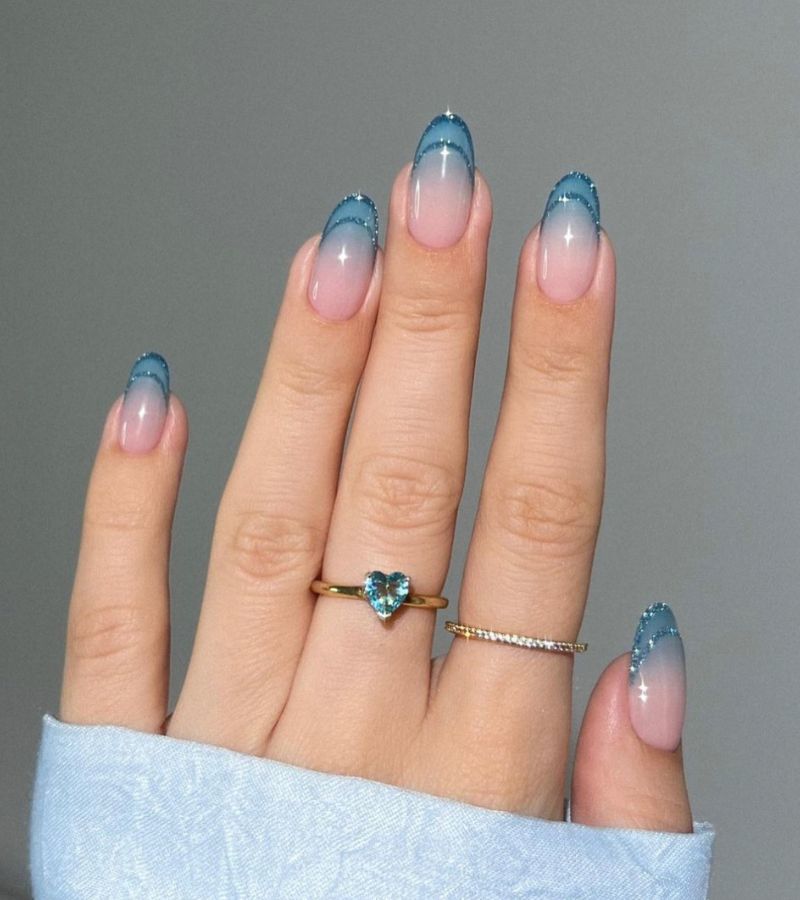 Icy Blue Oval Nails Pictures, Photos, and Images for Facebook, Tumblr ...