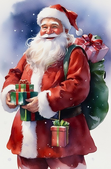 Santa Claus Ai Drawing Pictures, Photos, and Images for Facebook ...