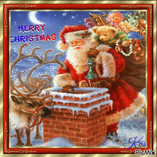 Santa With Goodies - Merry Christmas Pictures, Photos, and Images for ...