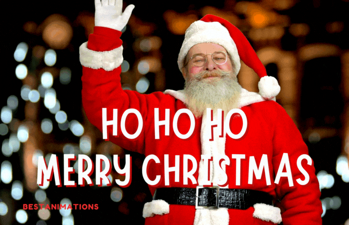 Waving Santa: Ho Ho Ho, Merry Christmas Pictures, Photos, and Images ...