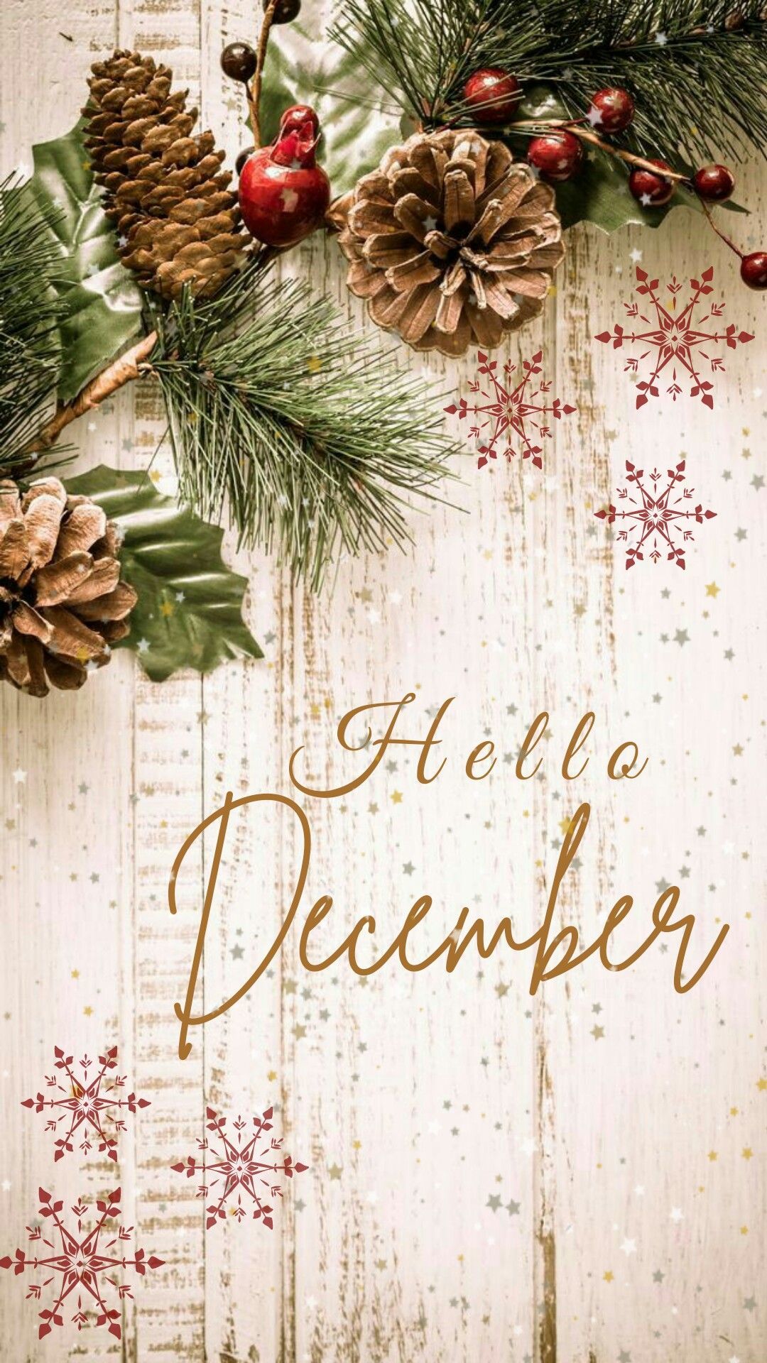 Hello December Wallpaper With Christmas Decor Pictures, Photos, and ...