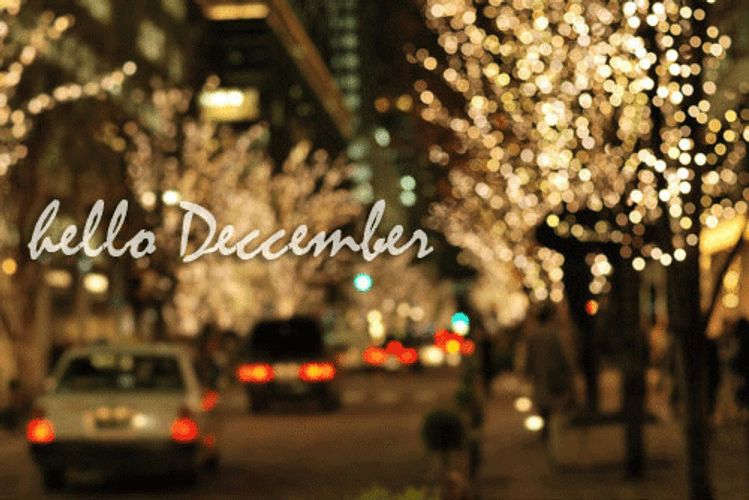 Hello December Gif With Street Lights Pictures, Photos, and Images for ...