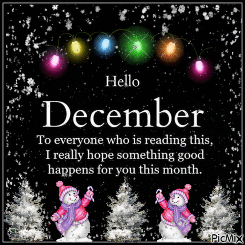 Hello December Wishes Gif Pictures, Photos, and Images for Facebook ...