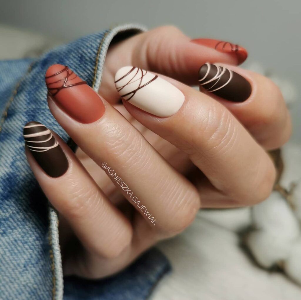 Chocolate Fall Nail Design Pictures, Photos, and Images for Facebook ...