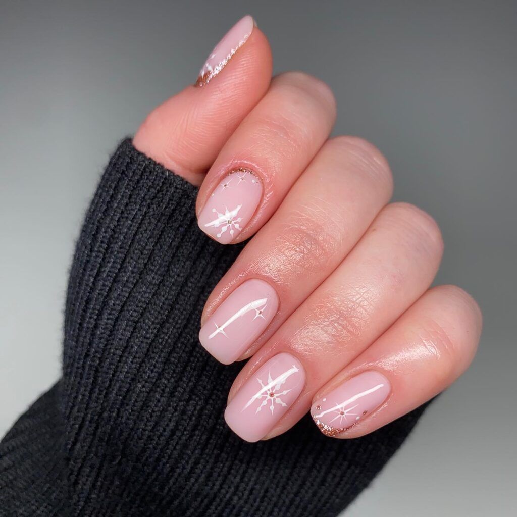 Pink Snowflake Nails Pictures, Photos, and Images for Facebook, Tumblr ...