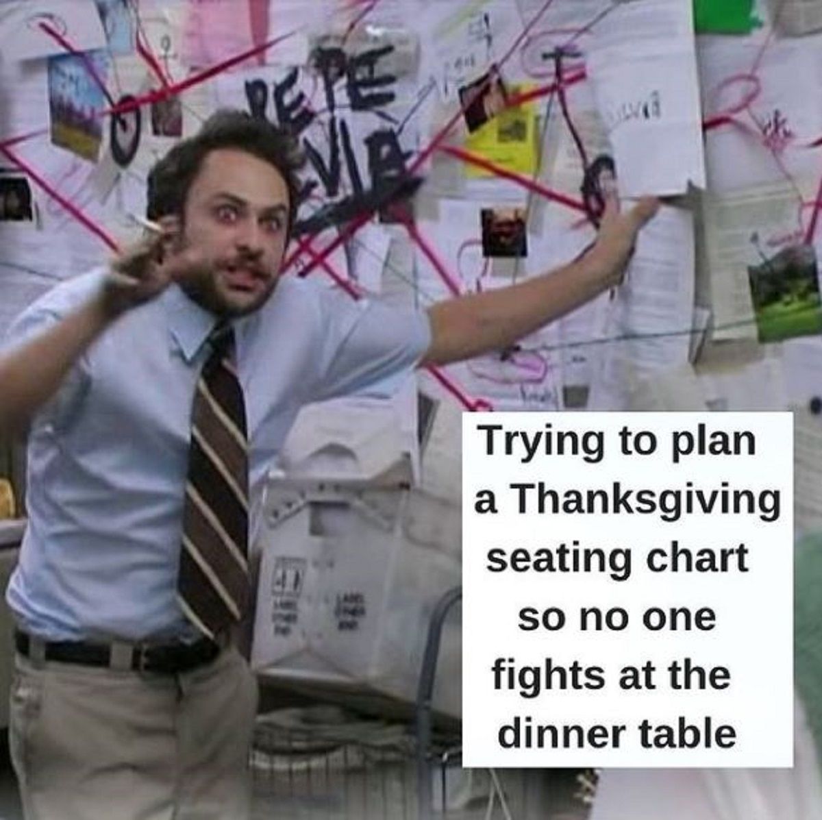 Trying To Plan A Thanksgiving Seating Chart So No One Fights At The ...